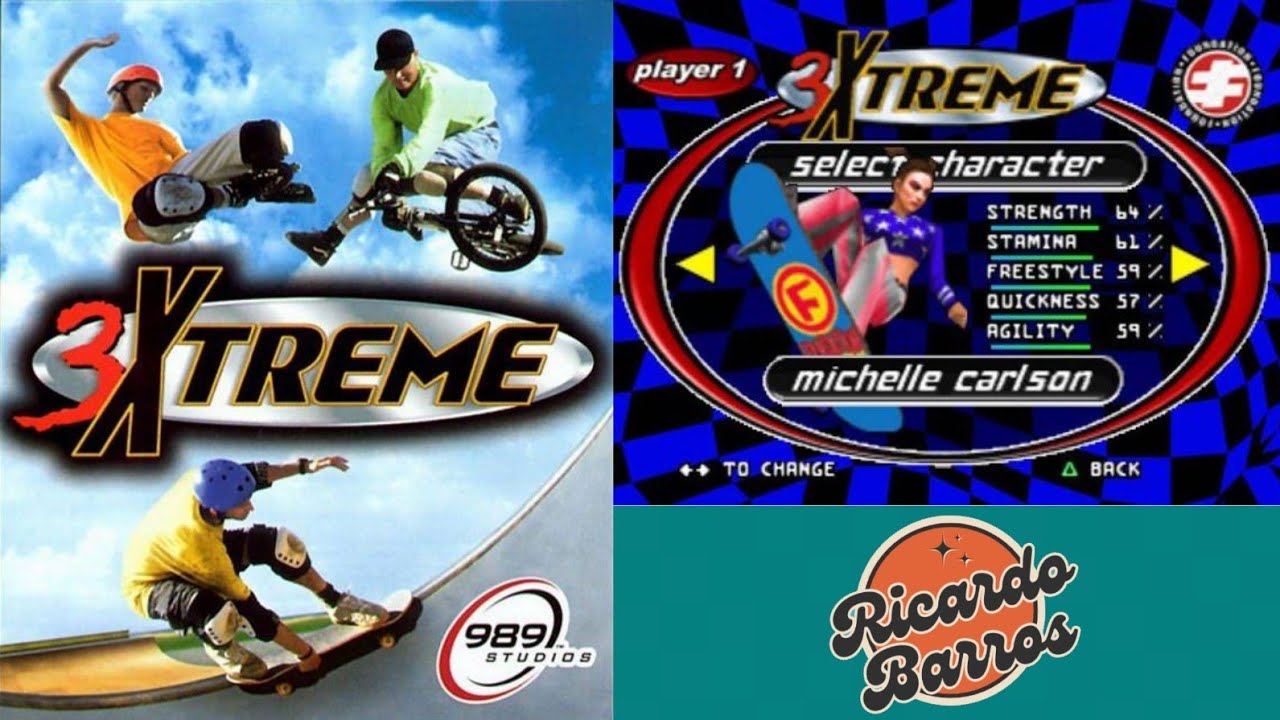 3 XTREME | 989 STUDIOS | REVIVENDO ESSE CLÁSSICO JOGO DO PLAYSTATION 1 - YouTube
