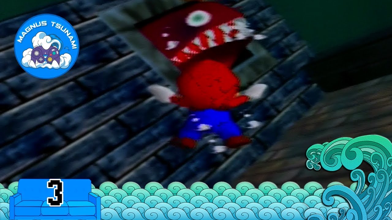 Mario has a fear of drowning! | Super Mario 64 | Casual Couch Gaming ...