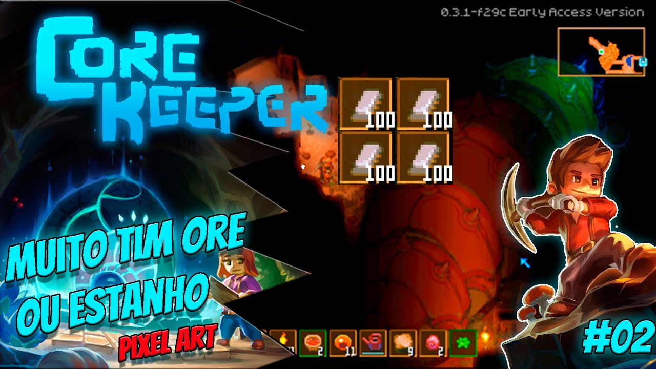 Core Keeper Como Encontrar Tin Ore ou Estanho Gameplay PT-BR #02 - YouTube