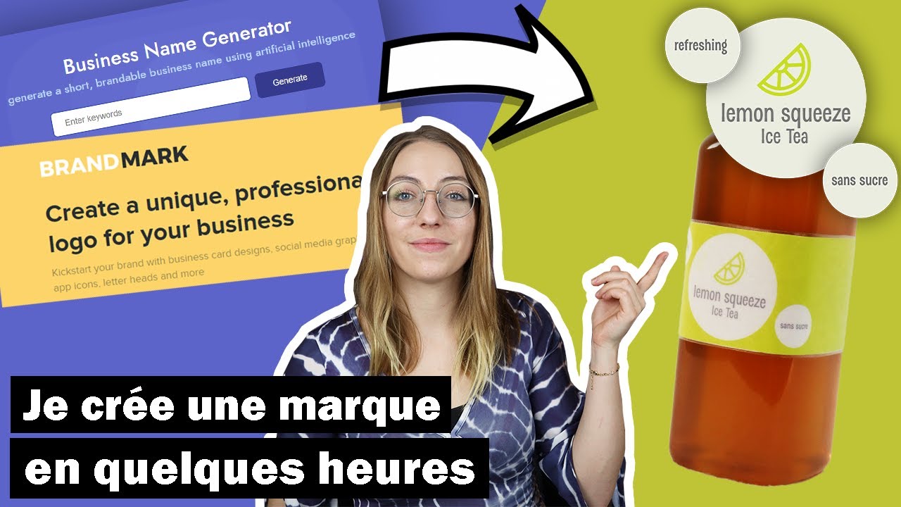 Comment créer sa marque GRATUITEMENT en quelques heures (Nom, Logo et ...