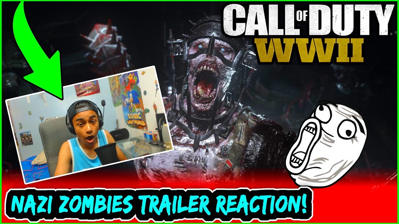 COD WW2 NAZI ZOMBIES REVEAL TRAILER REACTION! MY OPINIONS AND MORE ...