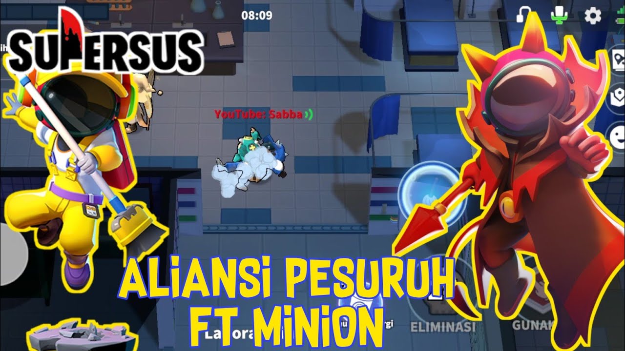 PARTNER IMPOSTOR JADI MINION - SUPER SUS INDONESIA - YouTube