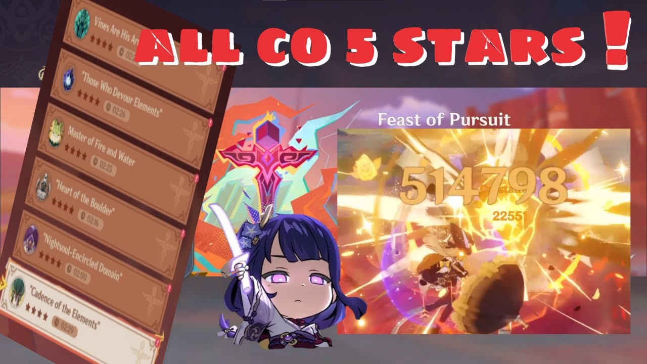 Feast Of Pursuit All Steadfast C0 5 Stars Speed Run (w/ Team Builds at ...