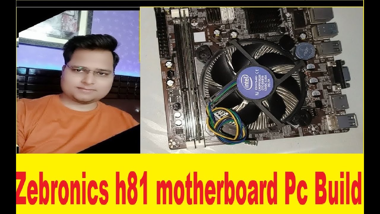Zebronics h81 motherboard Pc Build | Processor mount in Zebronics h81 ...