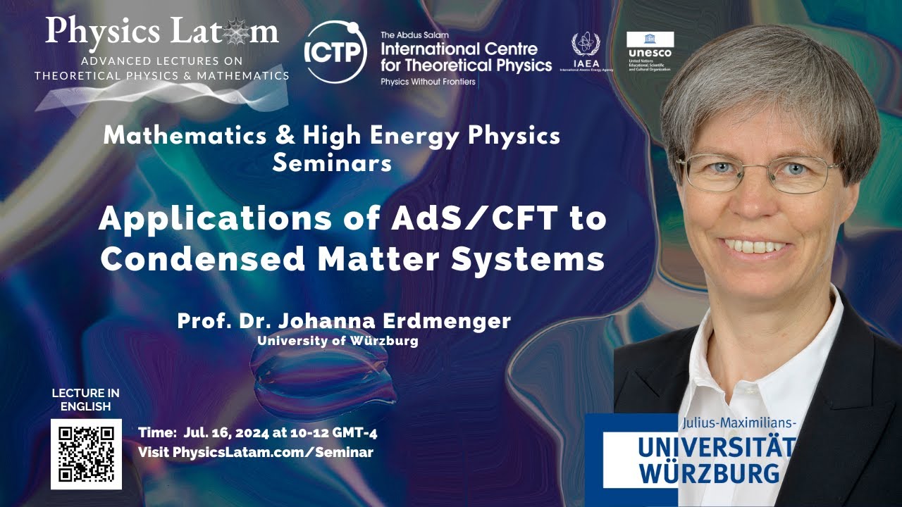 Applications of AdS/CFT to Condensed Matter Systems - Johanna Erdmenger ...