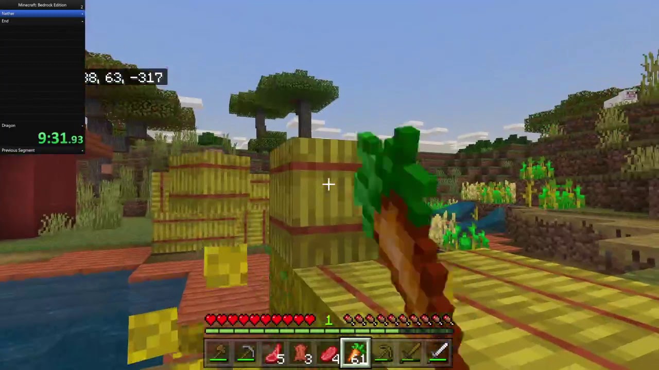 Minecraft Bedrock any% multiplayer - YouTube