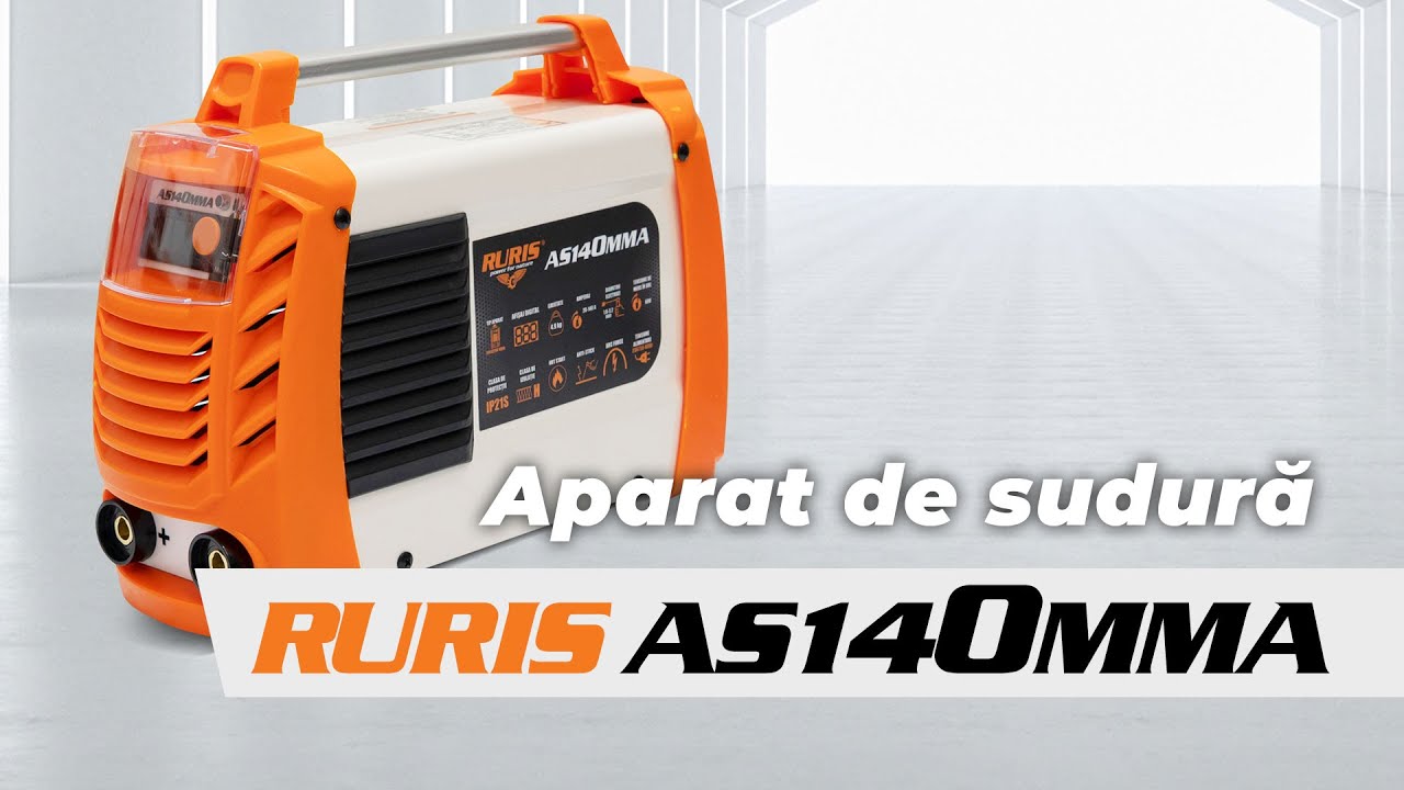 RURIS AS140MMA - aparat de sudura, invertor MMA, electrozi rutilici ...