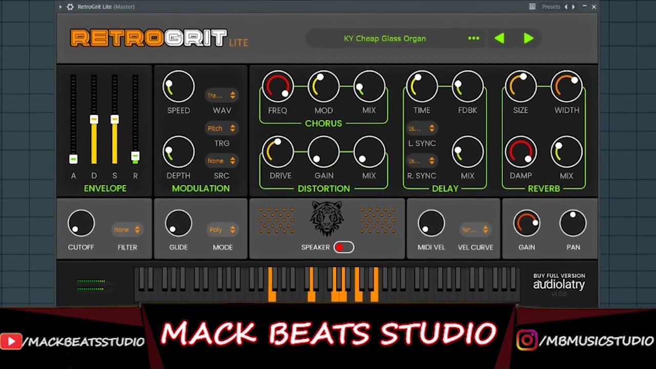 RetroGrit Lite - FREE Retro Lofi Plugin virtual instrument | BEST Free ...