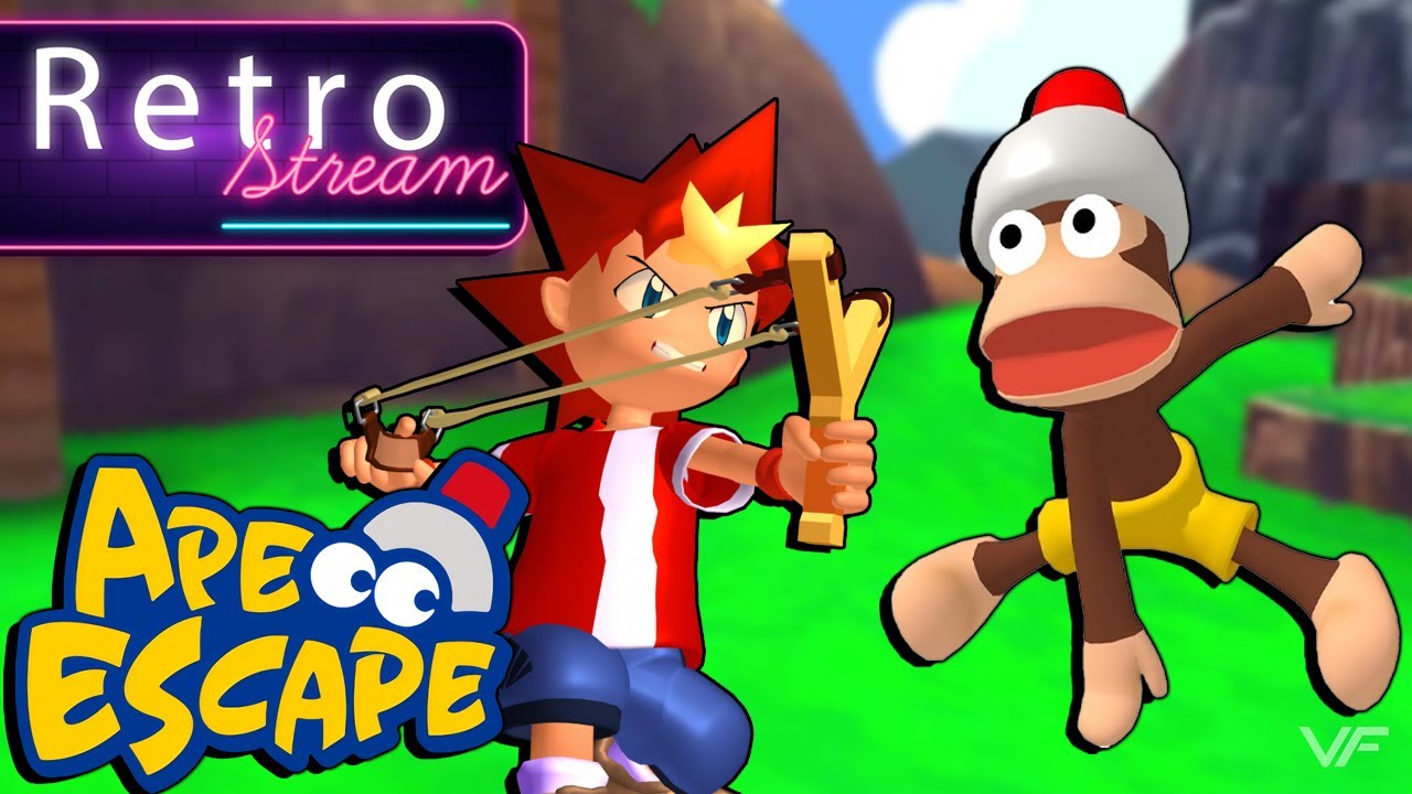 Catch those monkeys!!! Ape Escape (1999) #apeescape #playstation # ...
