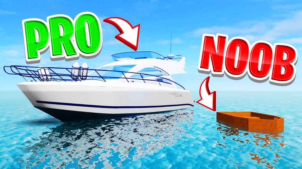 PRO vs. NOOB BOAT BUILD CHALLENGE In ROBLOX! - YouTube
