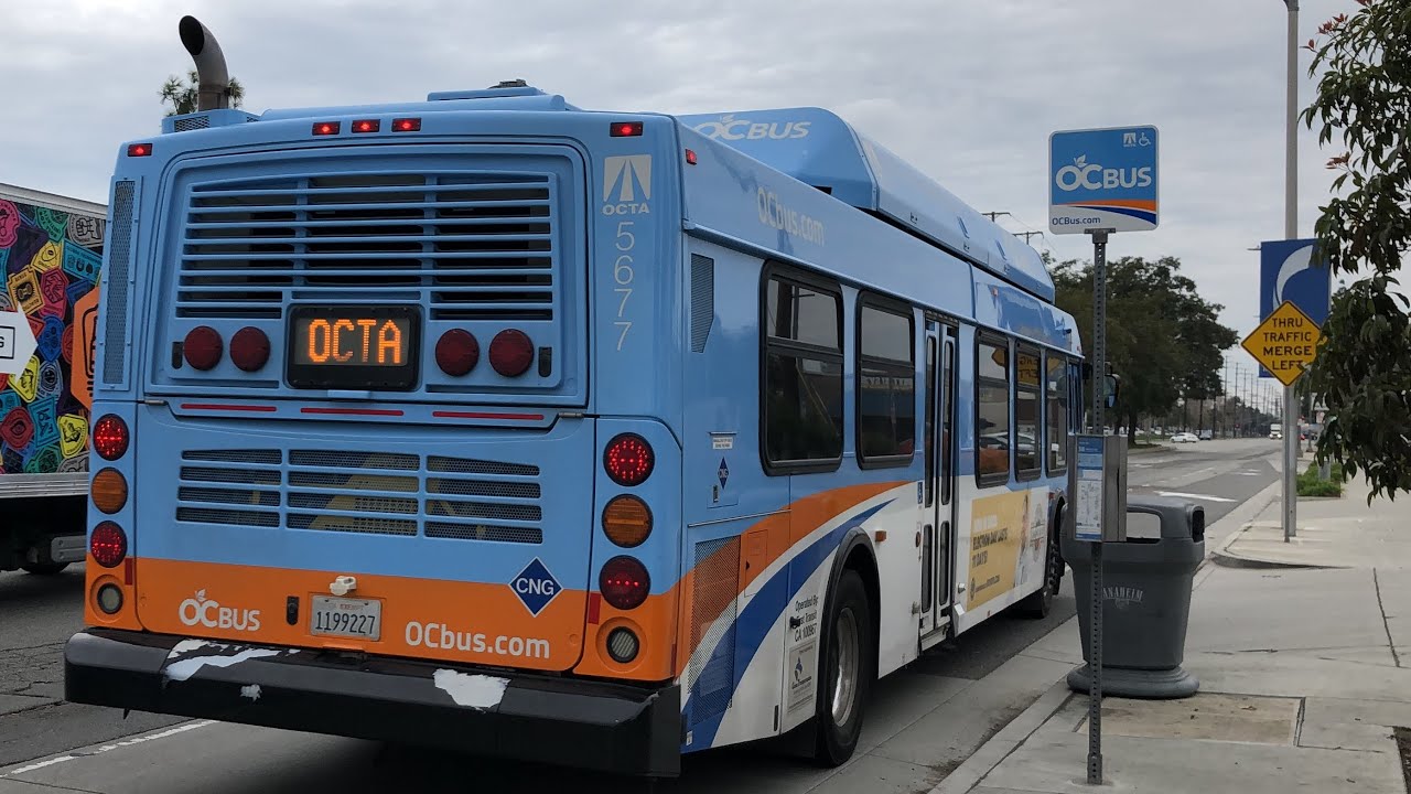 OCTA 2008 New Flyer C40LFR #5677 - YouTube