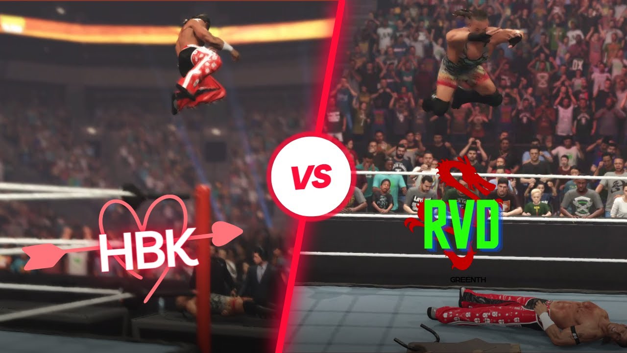 Shawn Michaels VS Rob Van Dam . Will Hbk be able to shut Mr Charming ...