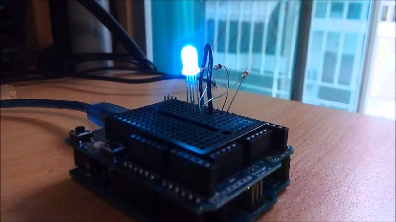 How To Use An Rgb Led Arduino Tutorial Youtube