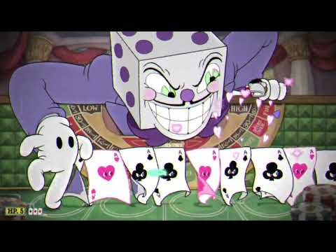 Parte final de cuphead papeando a rey dado y diablo - YouTube
