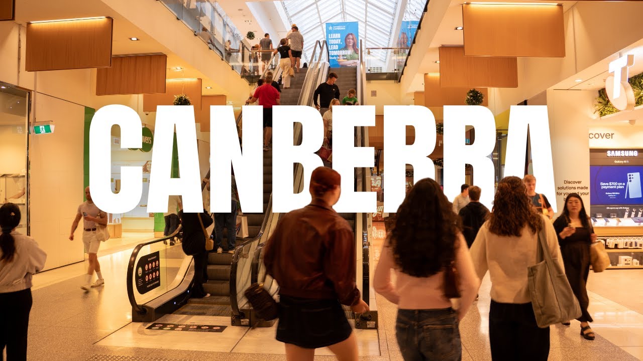 Canberra City Walk +Exploring Canberra Centre’s Shops & Mall Atmosphere ...