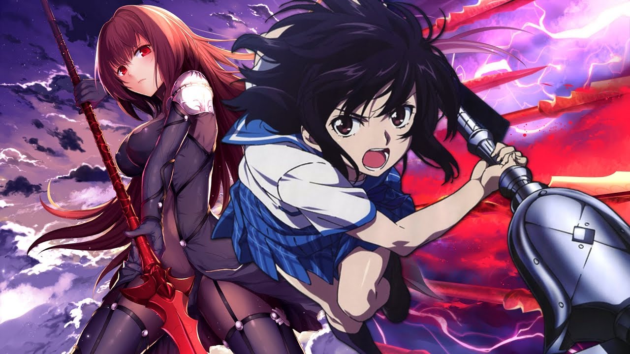 Lancer Scathach vs Yukina Himeragi. Fate Grand Order vs Strike the ...