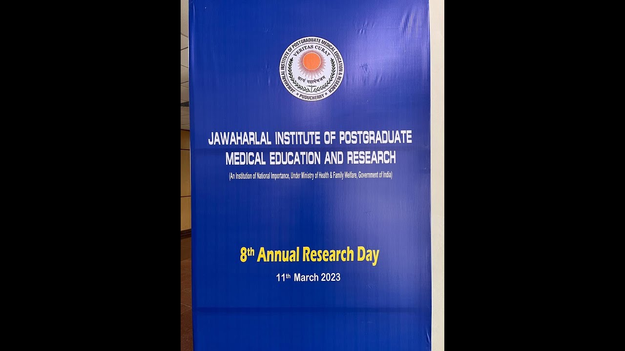 Live Telecast of 8th Annual JIPMER Research Day Celebrations - YouTube