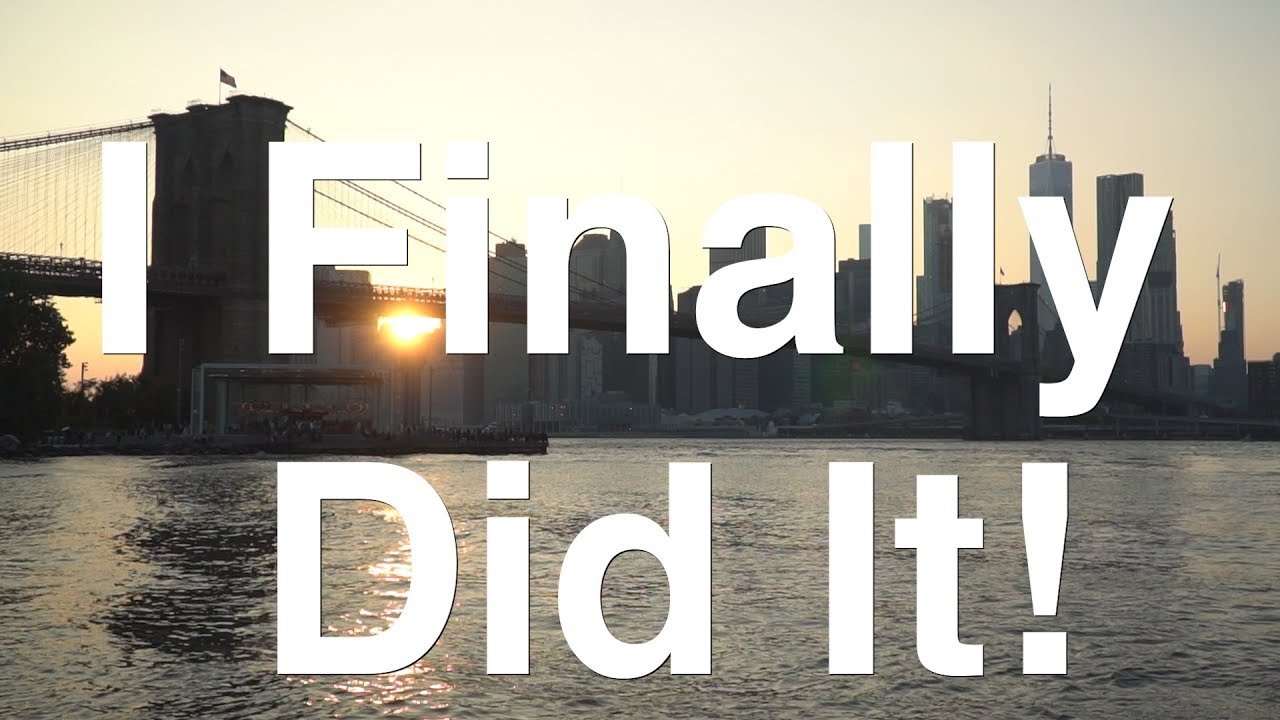 I Finally Did It! - YouTube