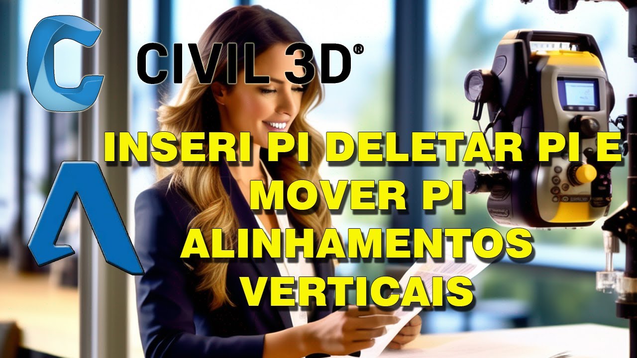 INSERI PI DELETAR PI E MOVER PI CIVIL 3D - YouTube