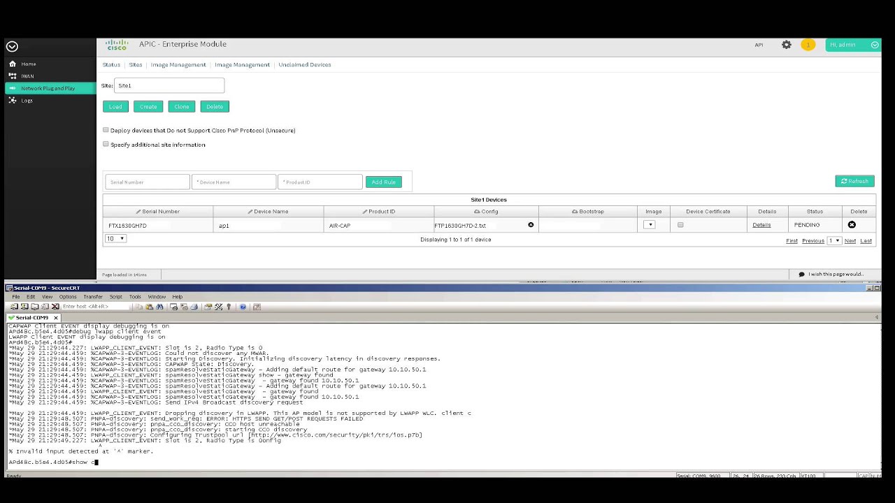 Cisco Apic EM Wireless PnP Demo - YouTube