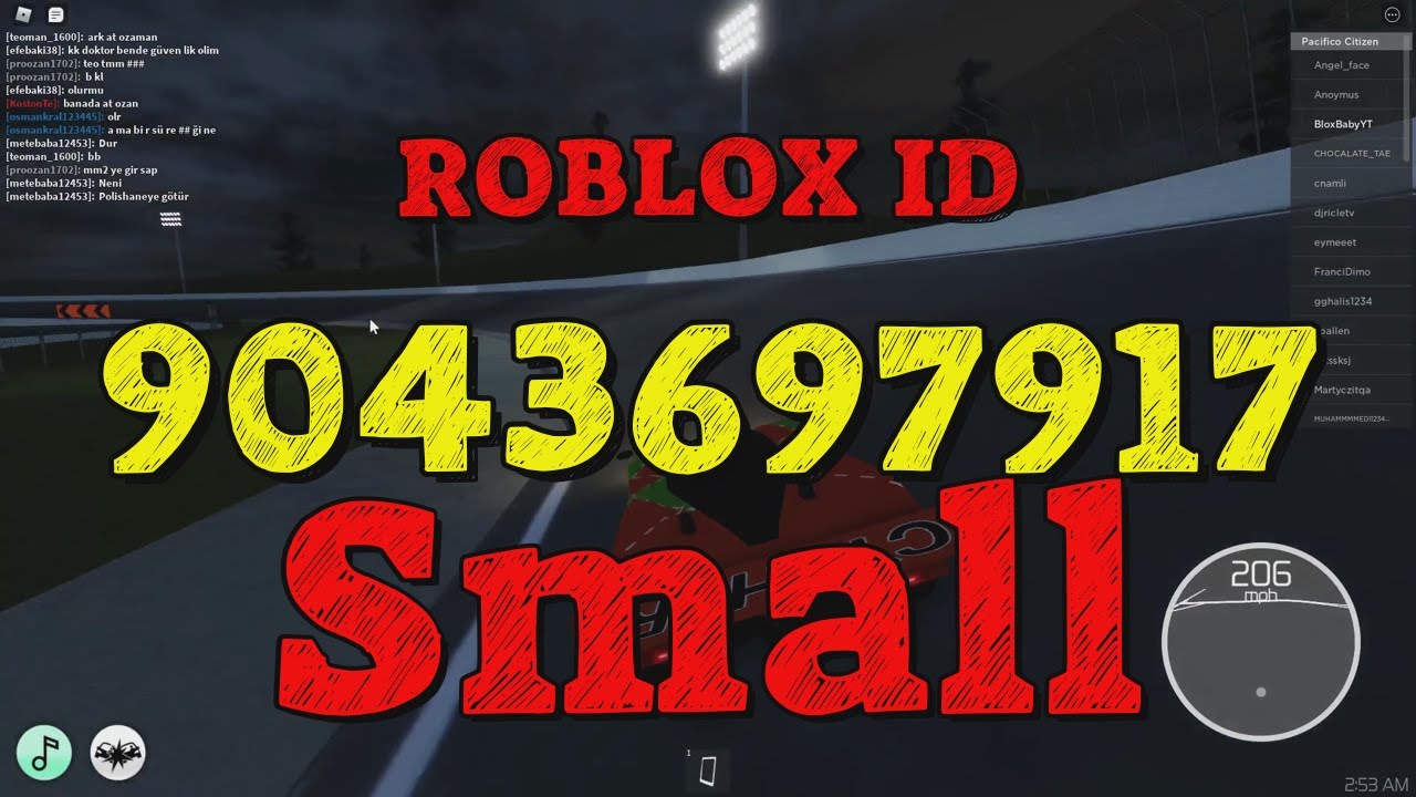 SMALL Roblox Song Codes - YouTube