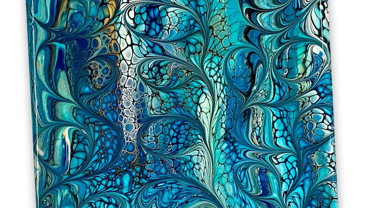 (1334) Awesome Colours, Modified Swipe & Swirled Technique, Acrylic ...