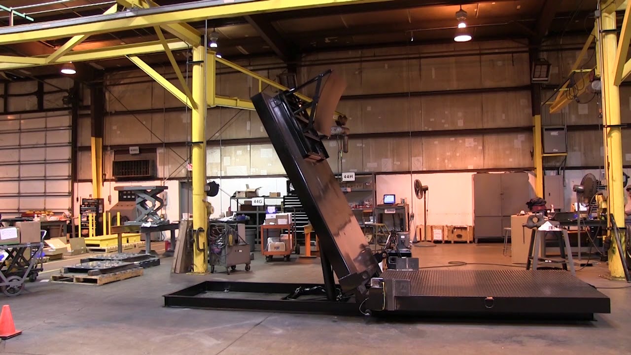 Dual Hinge Tilter for Loading and Stacking | Autoquip - YouTube