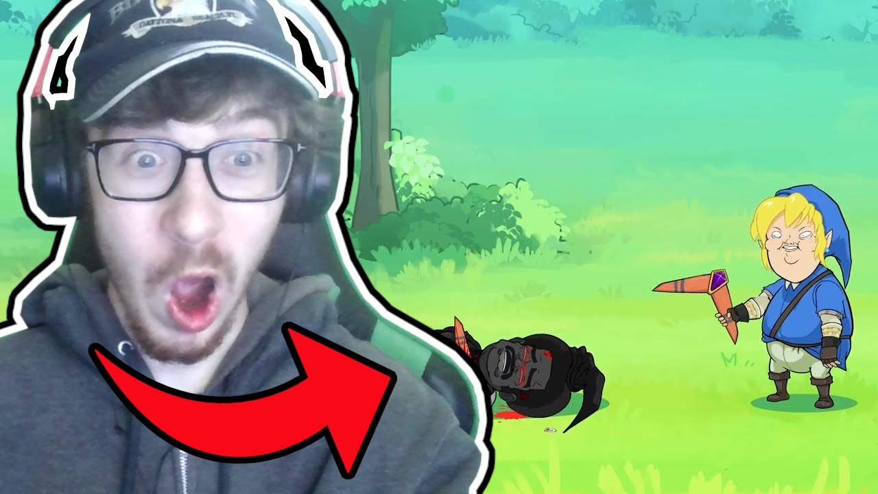 Zelda Smash Royale (Flashgitz) Reaction! | BOTW LINK KILLS DARK LINK ...