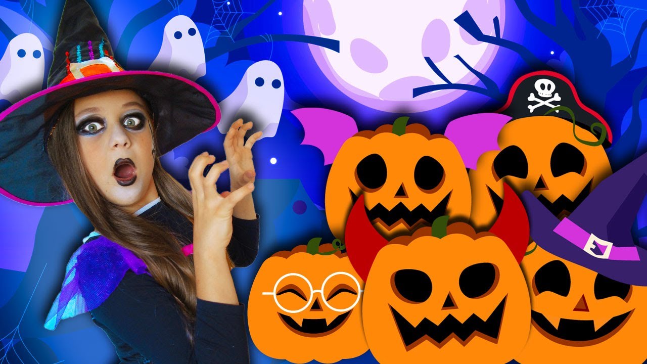 Cinco calabazas pequeñas 🎃👻 | Canciones Infantiles de Halloween ...