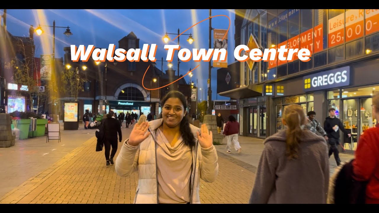 Walking Tour of Walsall Town Centre - YouTube