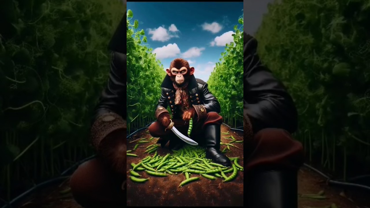 A lovely story of buffalo and bastered monkey🐒😭 - YouTube