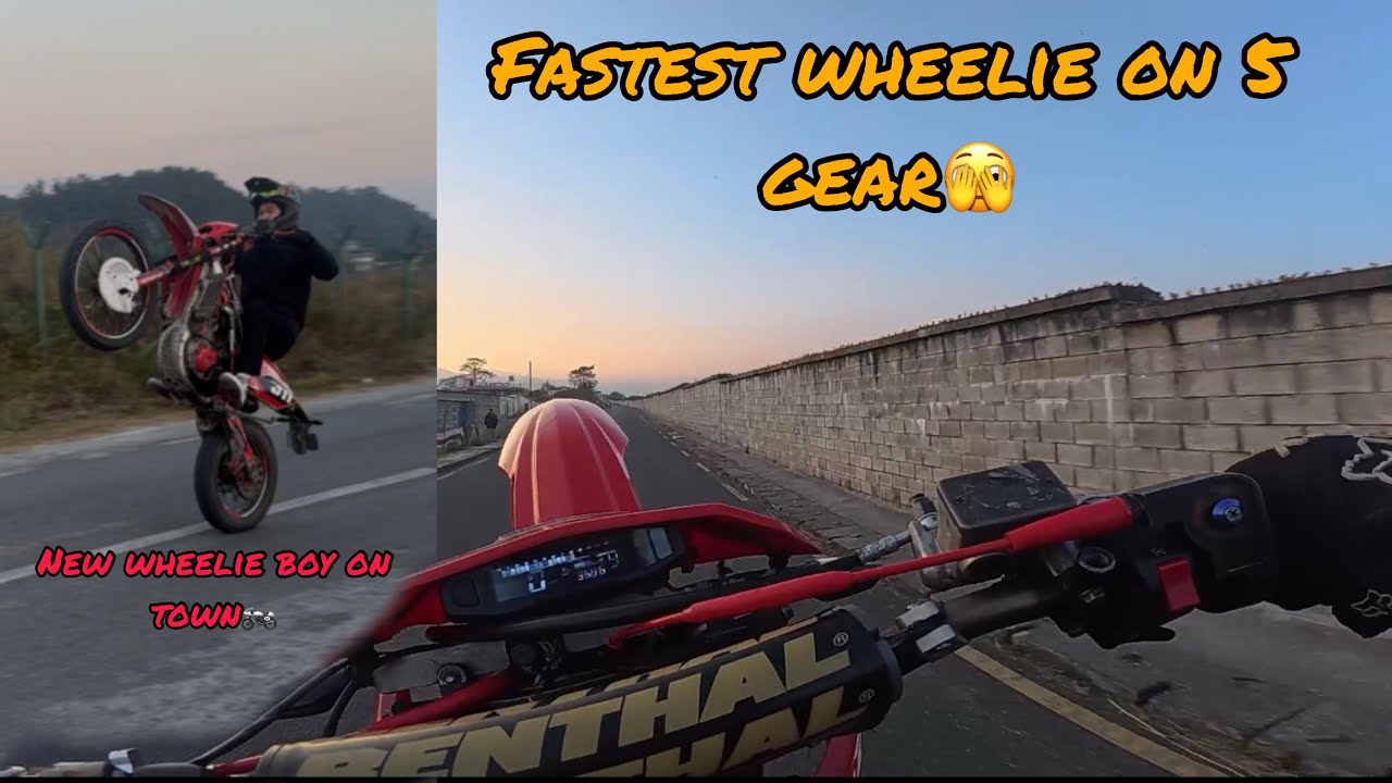 FASTEST WHEELIE ON 5 GEAR……. - YouTube