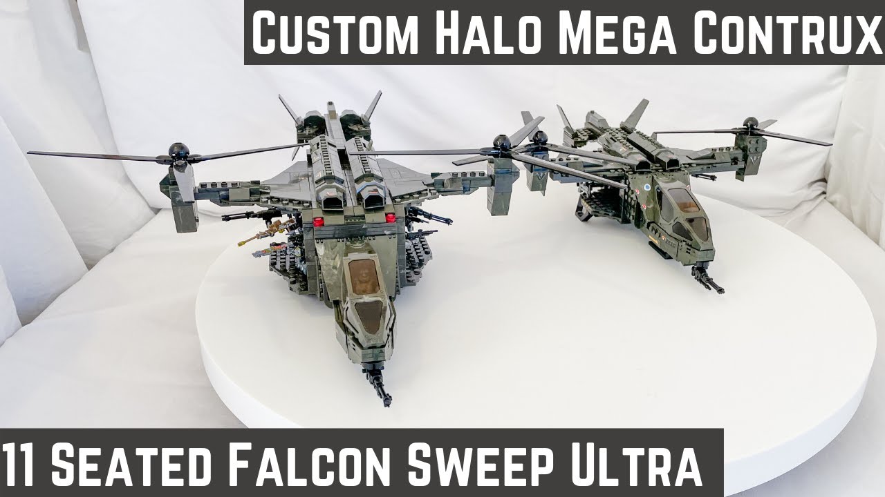 CUSTOM HALO MEGA CONSTRUX | 11 Seated Falcon Sweep Ultra - YouTube