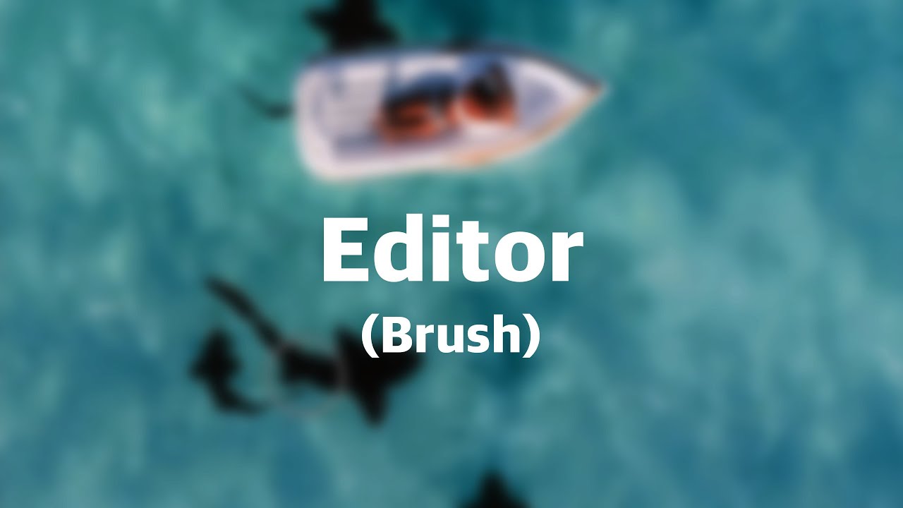 Superimpose X Tutorial: Editor (Brush) - YouTube