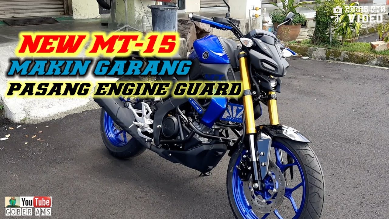 MT-15 MAKIN GARANG PASANG ENGINE GUARD - YouTube