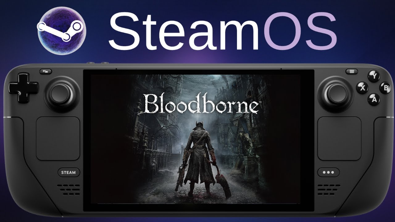 Bloodborne ShadPS4 With Sjknight413 Steam Deck Fixes v9 on the Steam Deck - YouTube