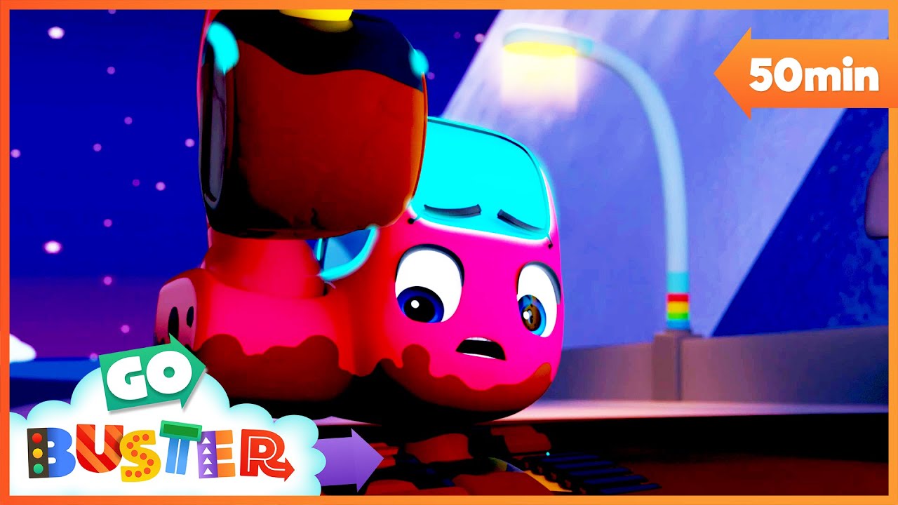 Go Buster! Stuck In The Mud | Kids Fun & Educational Cartoons | Moonbug ...