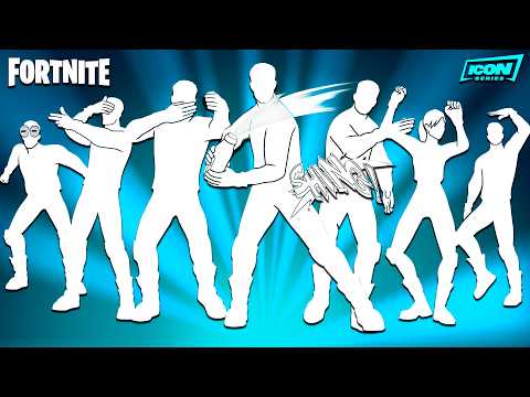 ALL 450 FORTNITE ICON SERIES DANCES & EMOTES