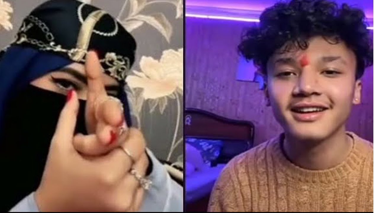 Ayush and Alizee best live video ️ || 🔥muslim girl love with hindu boy🔥 ...
