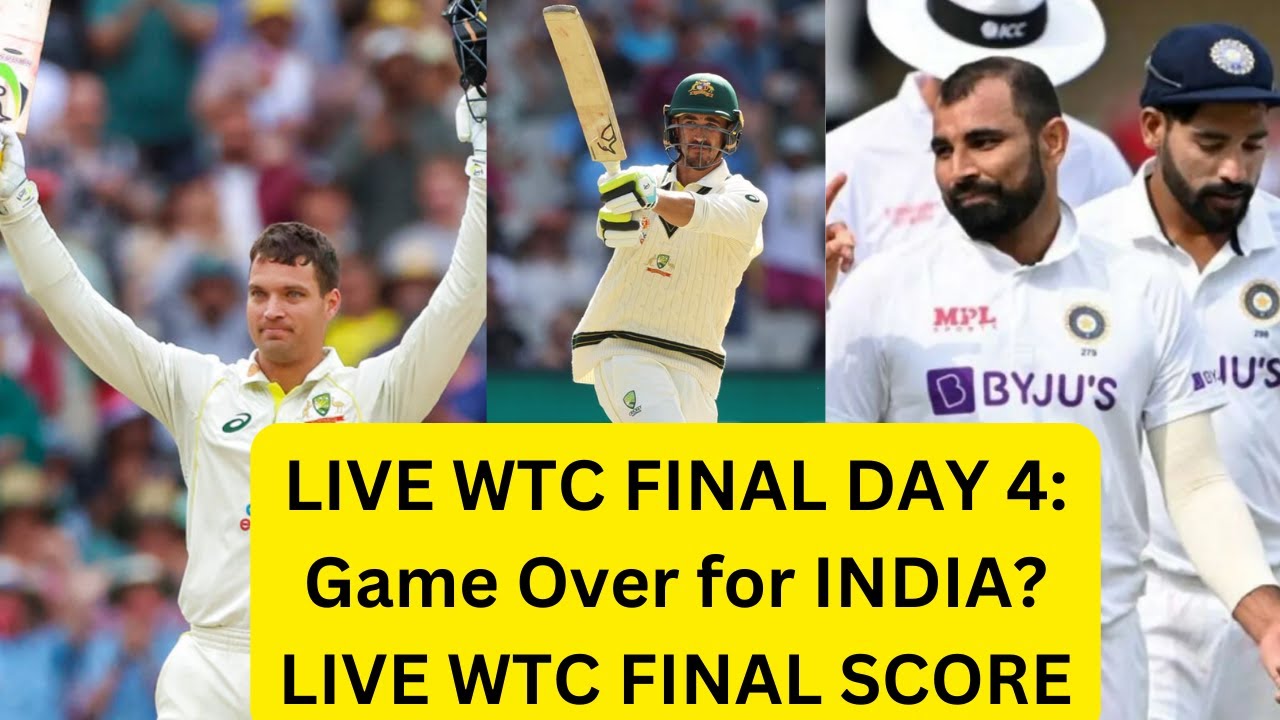 LIVE WTC FINAL: AUSTRALIA DECLARES. INDIA clueless . It's Game over for ...