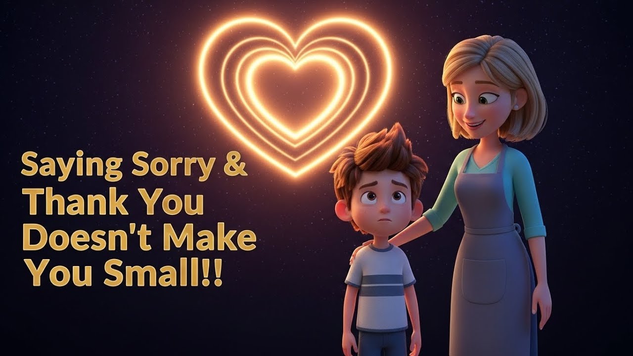 Saying Sorry & Thank You Doesn’t Make You Small – Moral Story for Kids ...