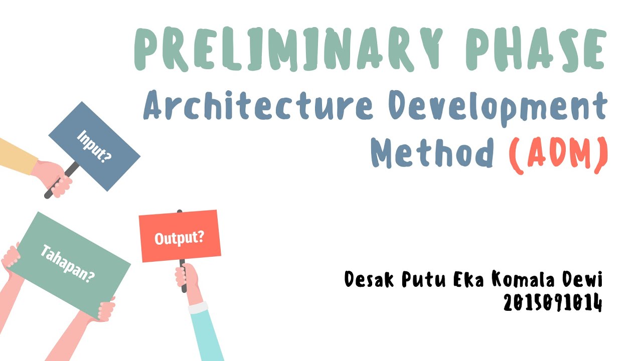 Preliminary Phase Architecture Development Method (ADM) Framework TOGAF ...