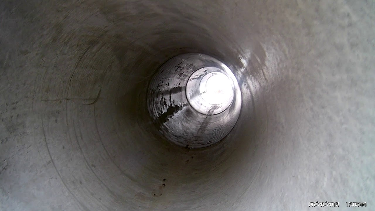 Flexi Baffle Installation in a Concrete Culvert - YouTube