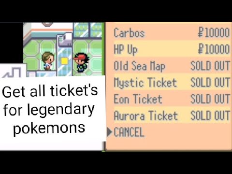 Pokemon Quetzal/Emerald Multiplayer, get all tickets. How to get all ...
