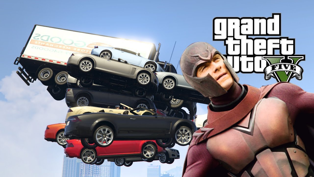 SAMOCHODOWE TORNADO! GTA V SINGLEPLAYER - "MAGNETO SCRIPT MOD! ( ͡° ͜ʖ ...