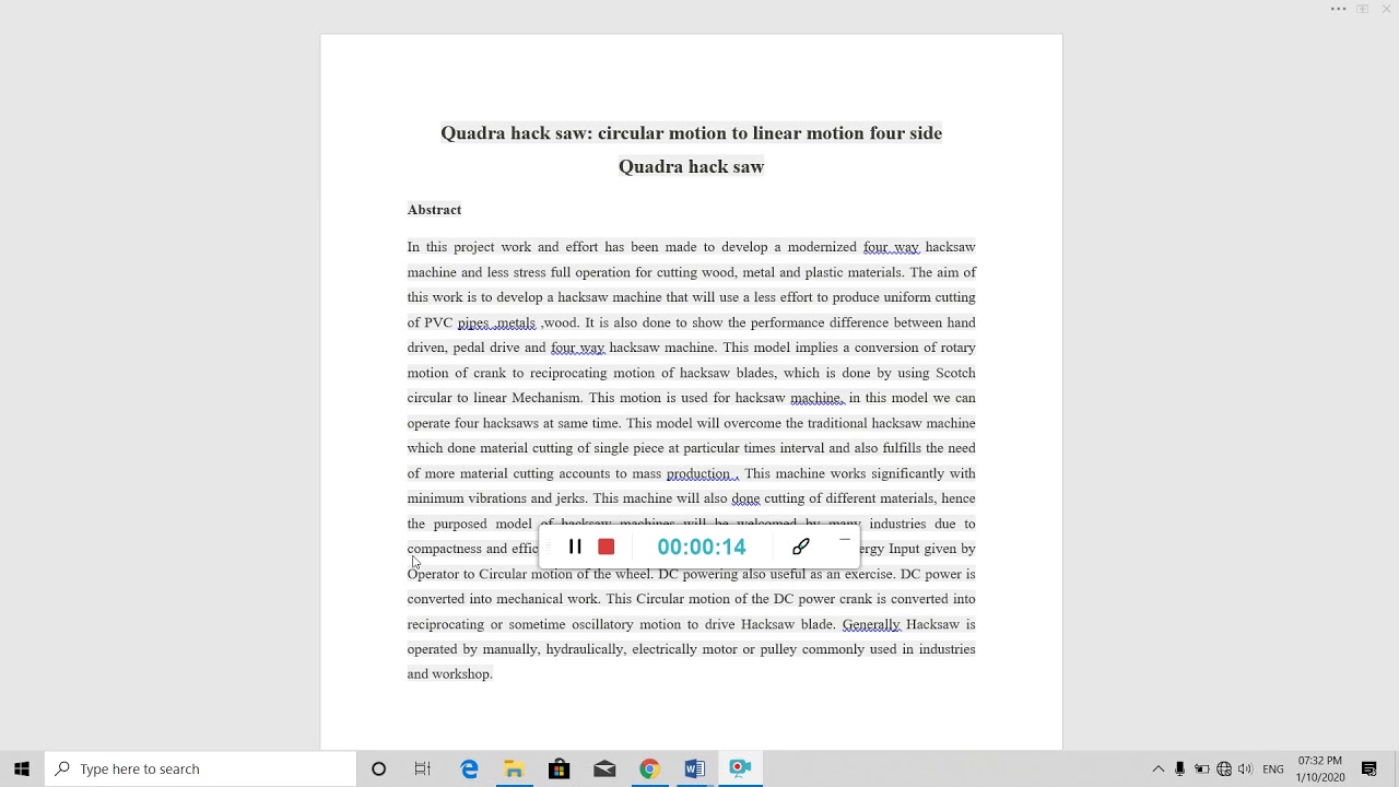 Quadra hack saw circular motion to linear motion four side Quadra hack ...
