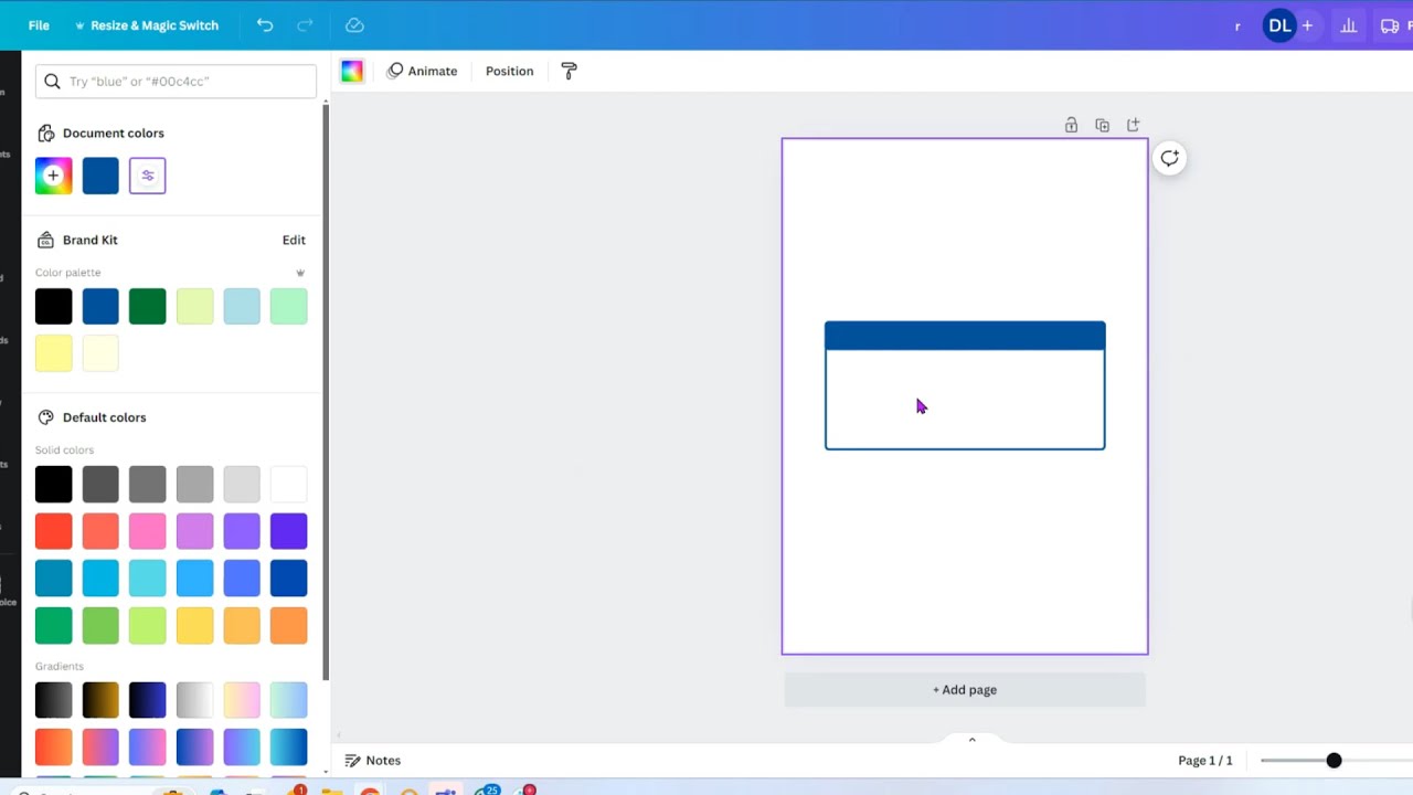 Canva How to Create a Custom Box Template with a Smaller Rectangle in ...