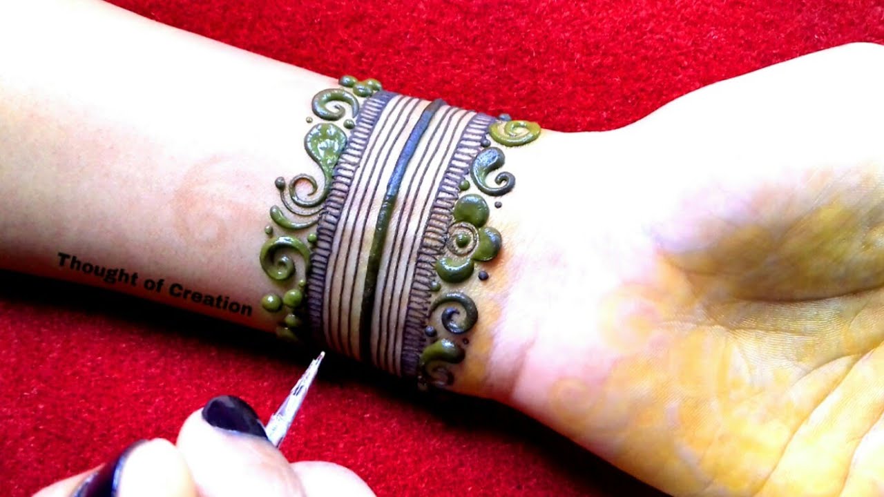 Checks Mandala Mehndi Design for Hands |Thought of Creation - YouTube