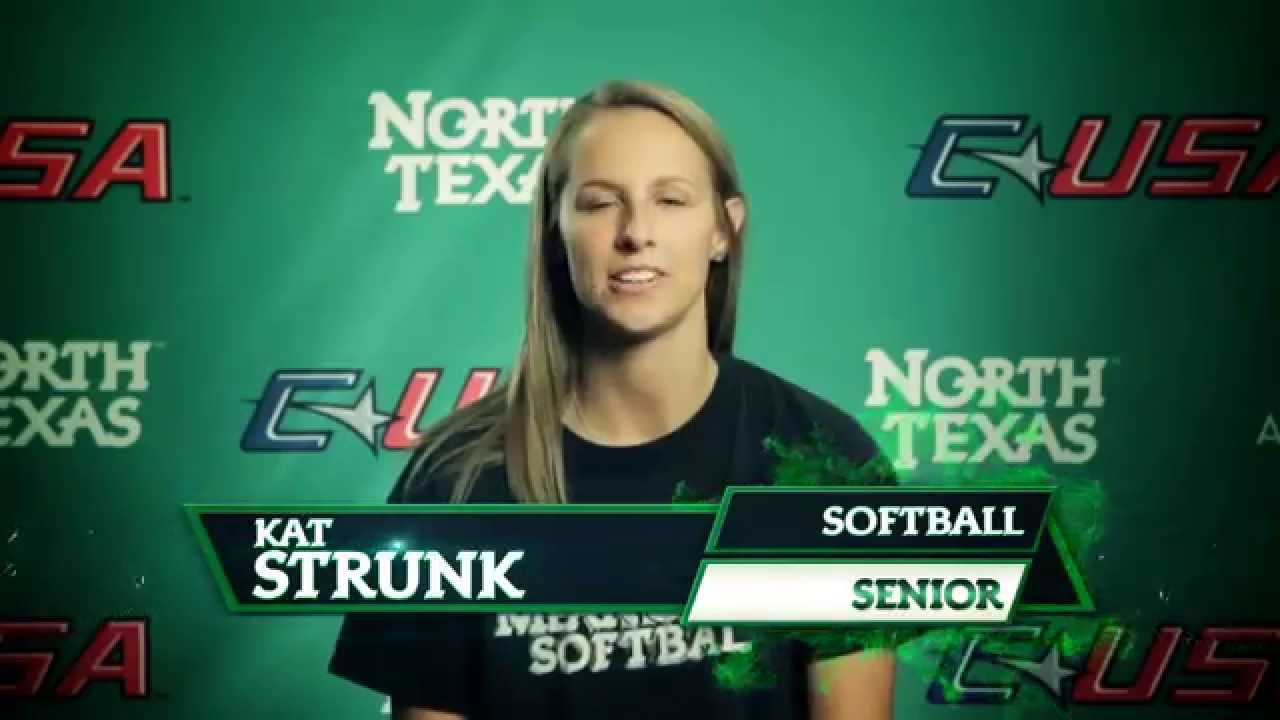 Get to know Kat Strunk from North Texas Softball - YouTube