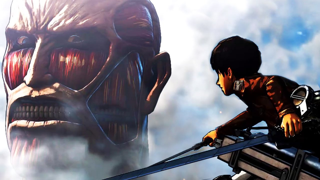 GIANT MAN-EATING MONSTERS - Attack on Titan: Wings of Freedom - YouTube